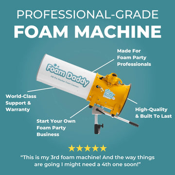 Foam Machine Rental & Sales | Order Online – FoamDaddy