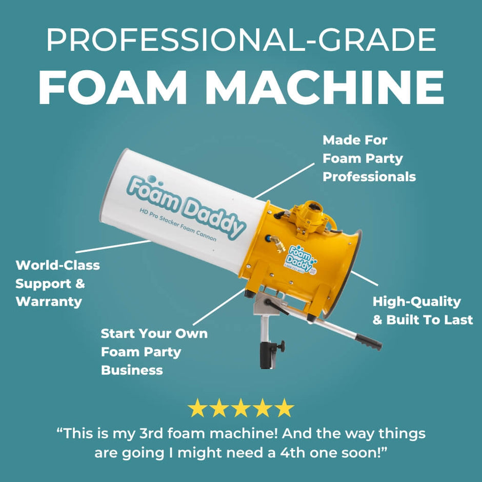Foam Machine Rental & Sales | Order Online – FoamDaddy