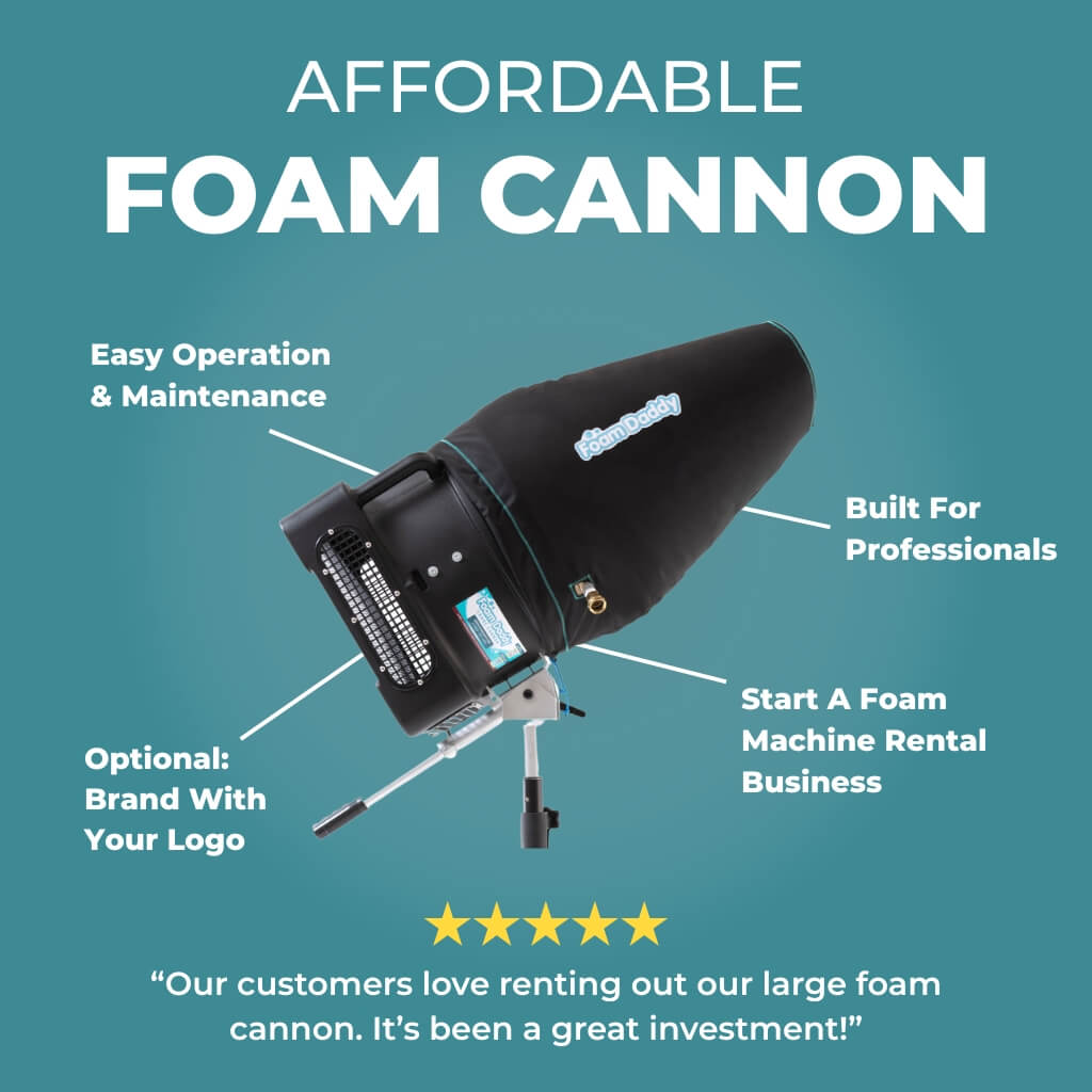 Large Foam Cannon for Sale or Rental (New Swivel) - Shop Online | FoamDaddy