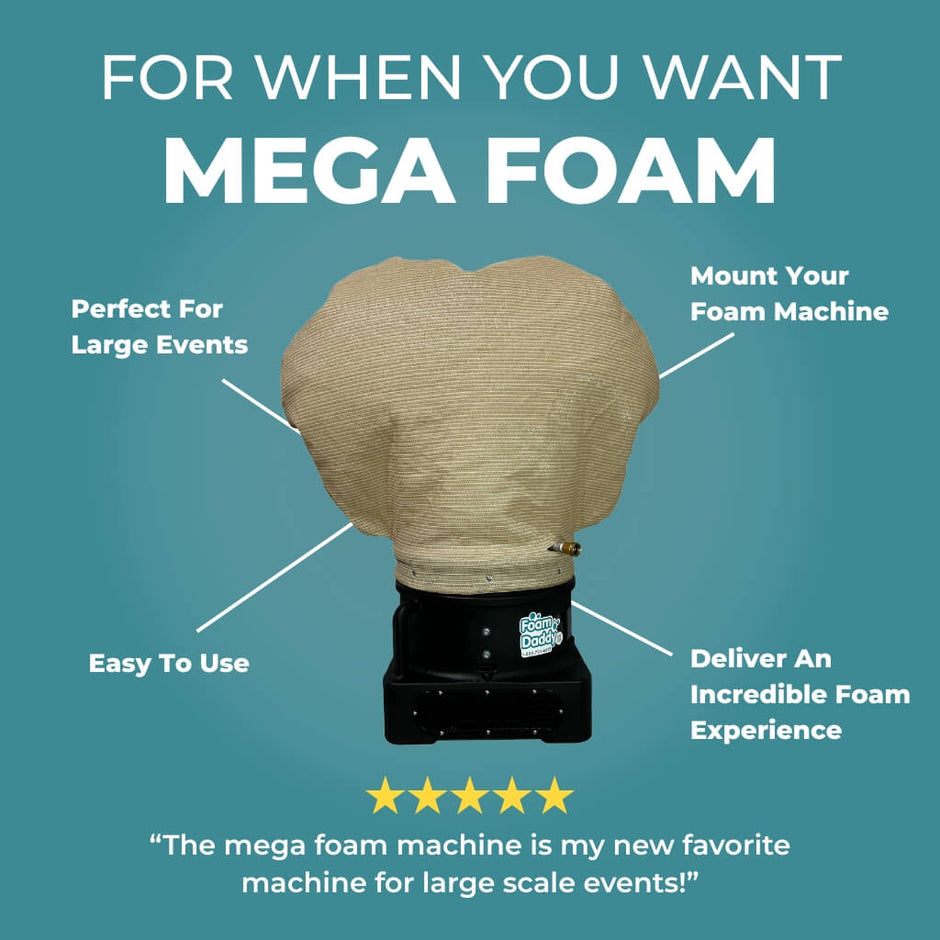 Foam Machine Rental & Sales | Order Online – FoamDaddy