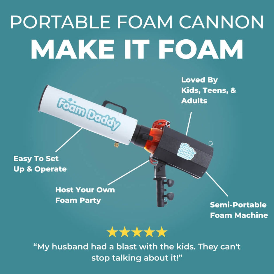 Foam Machine Rental & Sales | Order Online – FoamDaddy